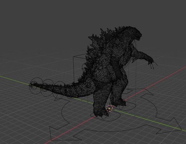 Evolved Godzilla X Kong the new empire 2024 free 3D model rigged | CGTrader