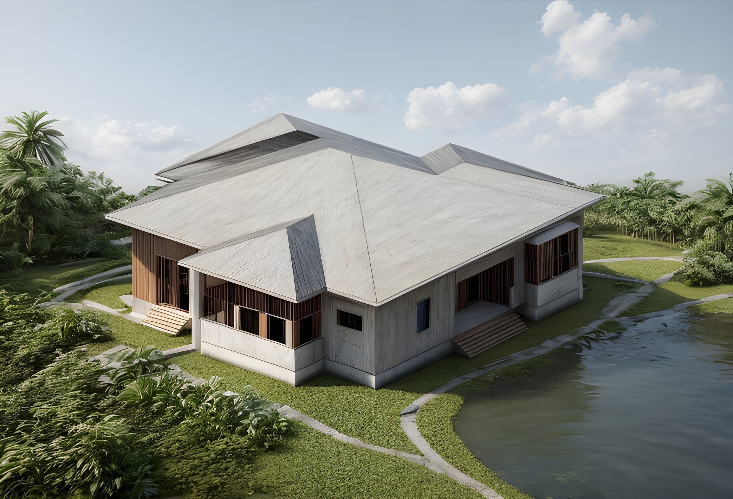 Residential HOUSE 3D model | CGTrader