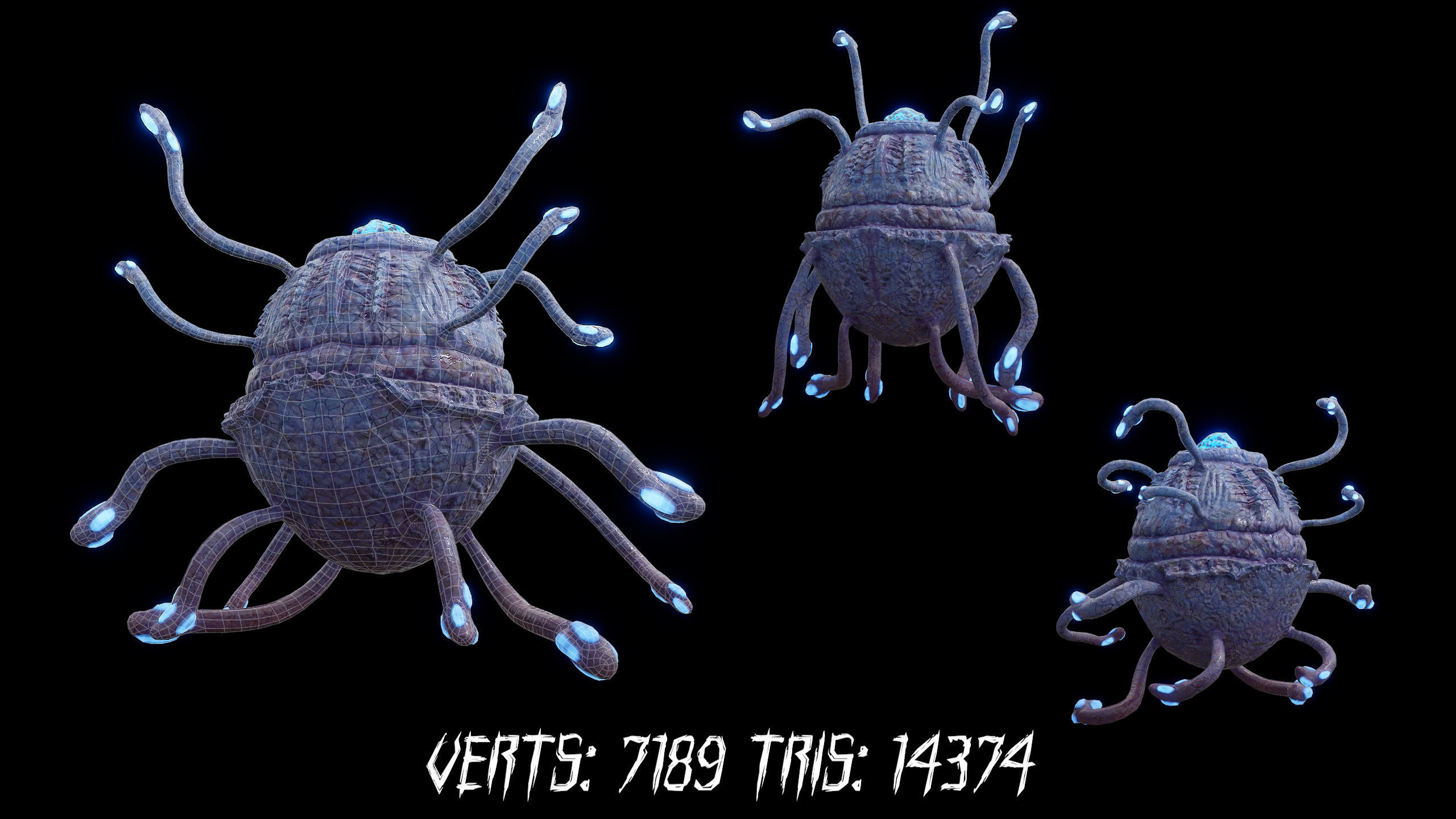 3D model Alien Egg - Underwater VR / AR / low-poly | CGTrader