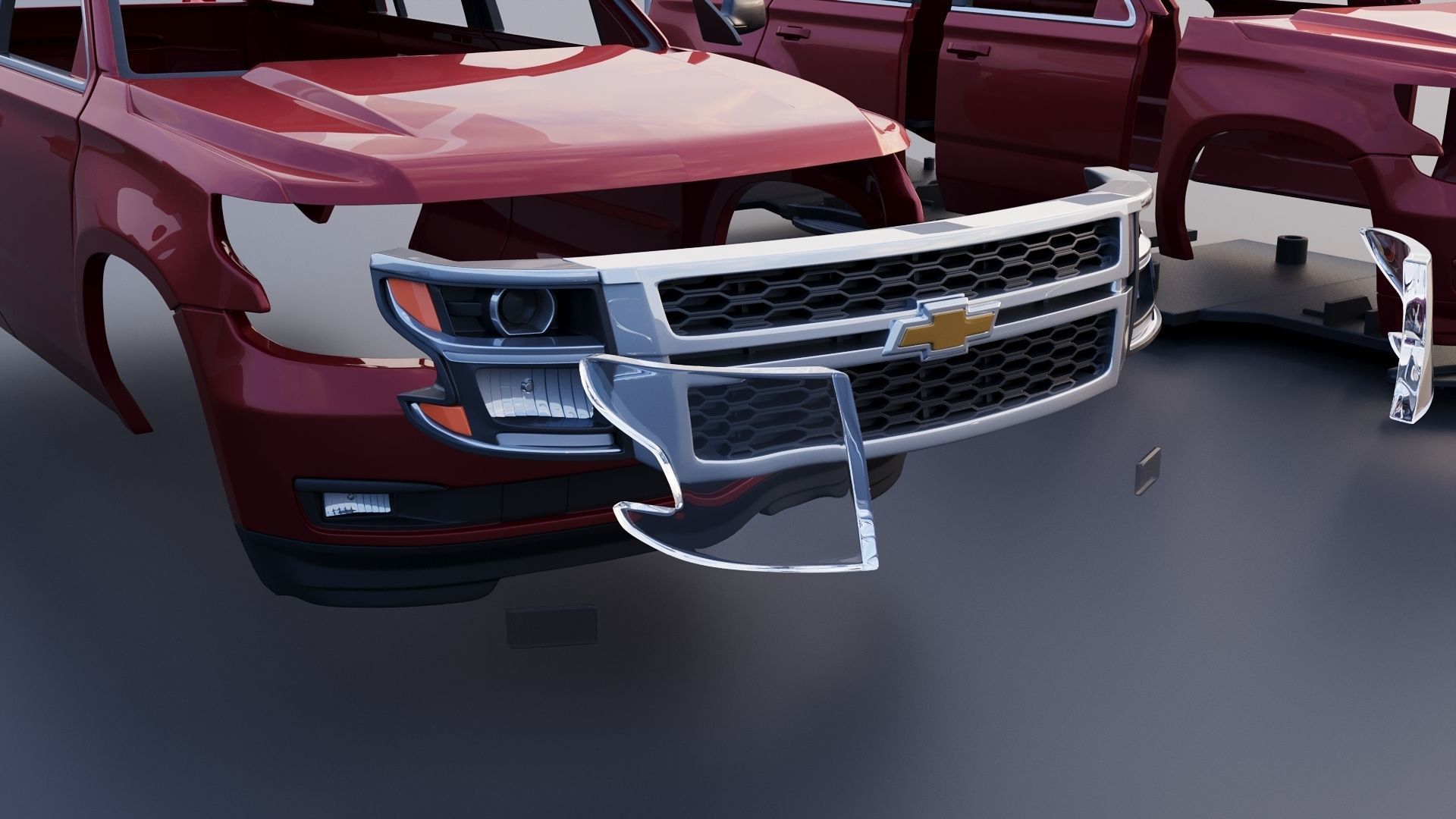 Chevrolet Tahoe 2015 3D model 3D printable | CGTrader