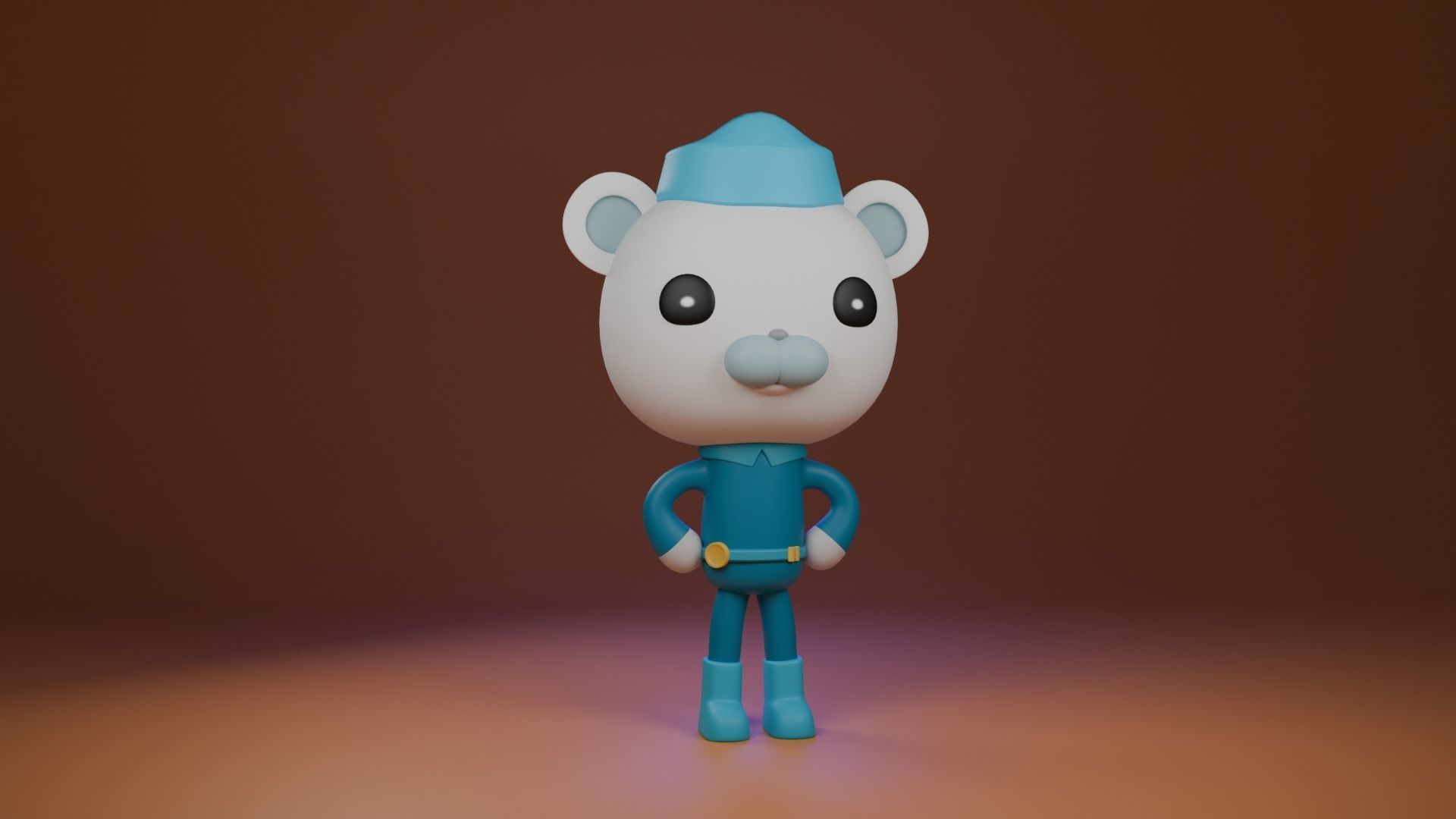 Captain Bernacles Octonauts 3D model 3D printable | CGTrader