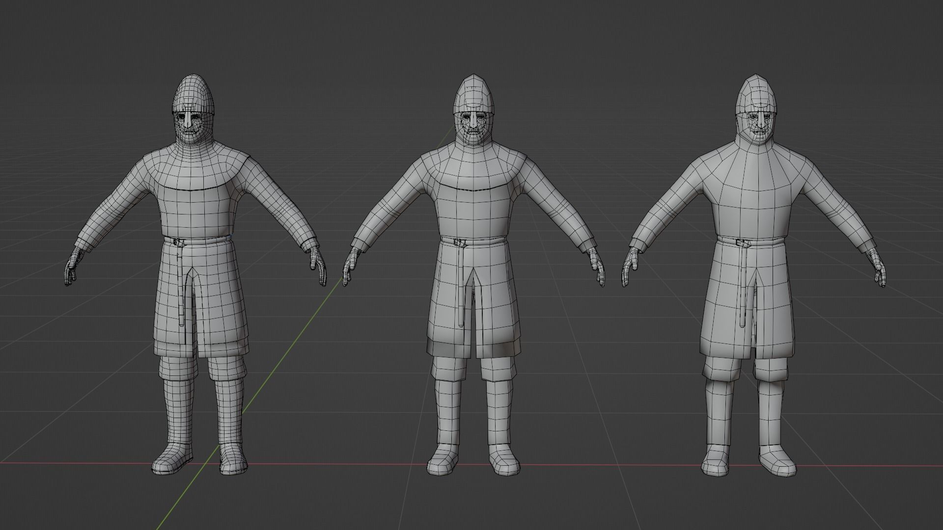 3D model Norman Knight VR / AR / low-poly | CGTrader