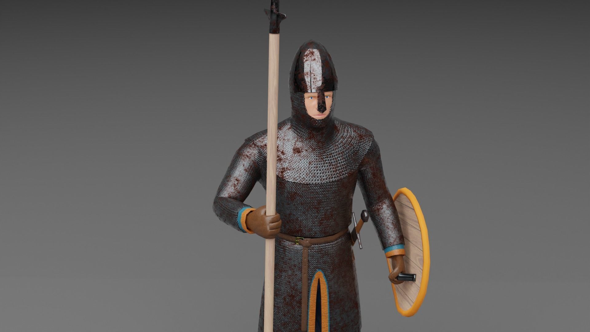 3D model Norman Knight VR / AR / low-poly | CGTrader