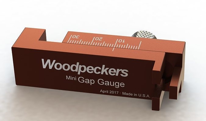 Woodpeckers Mini Gap Gauge 3D model | CGTrader