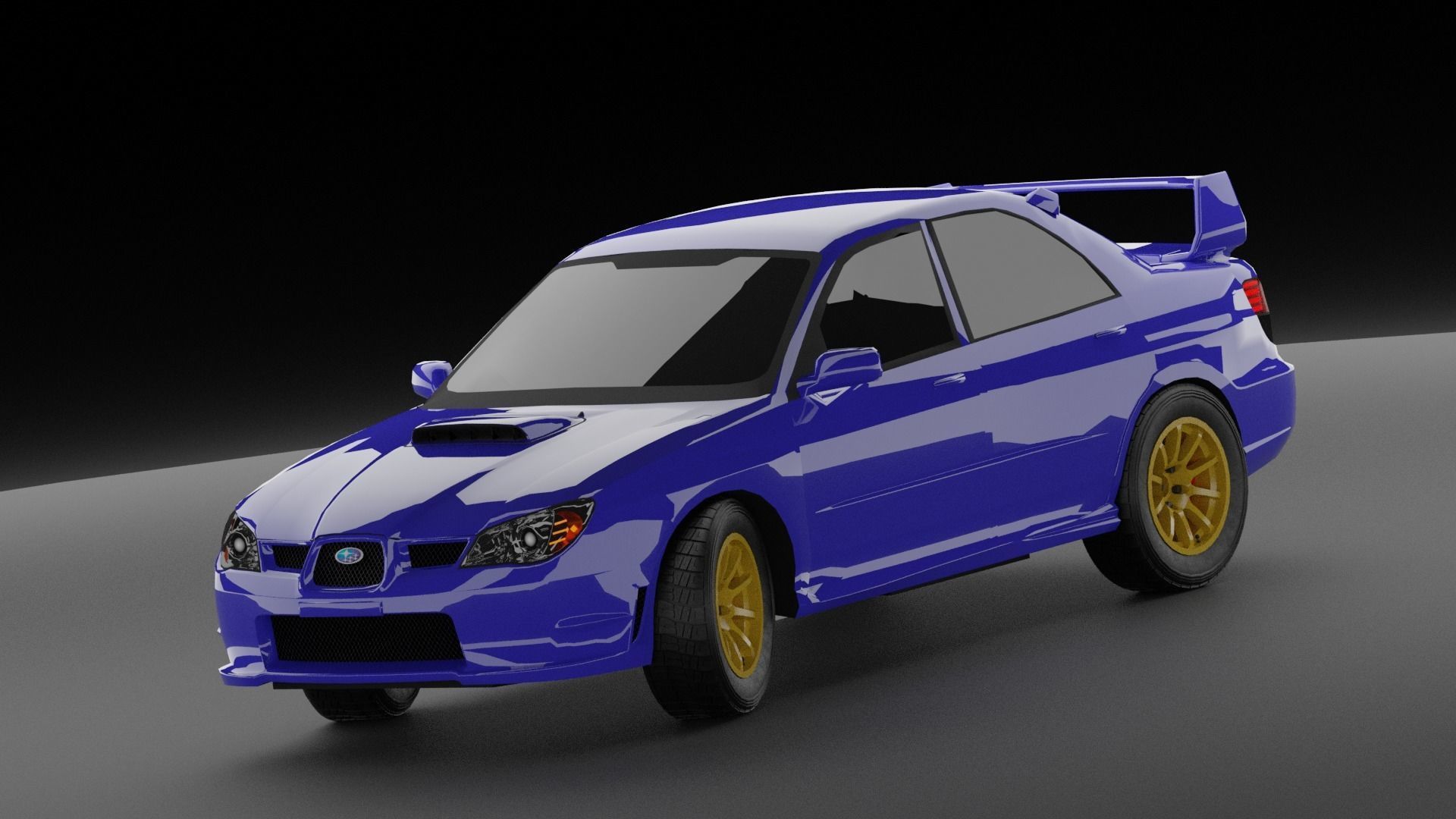 3D model PBR Subaru Impreza WRX STI 3D Model VR / AR / low-poly | CGTrader