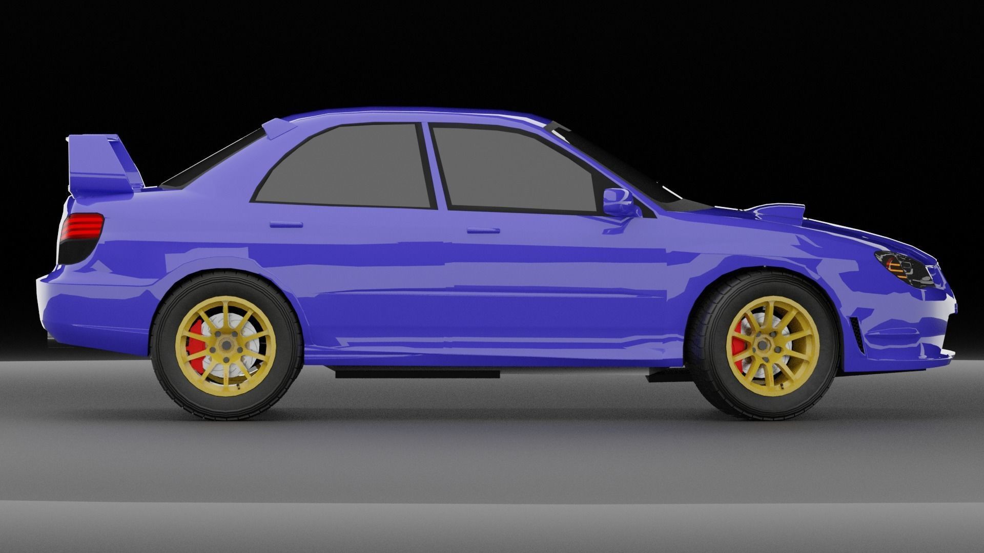 3D model PBR Subaru Impreza WRX STI 3D Model VR / AR / low-poly | CGTrader