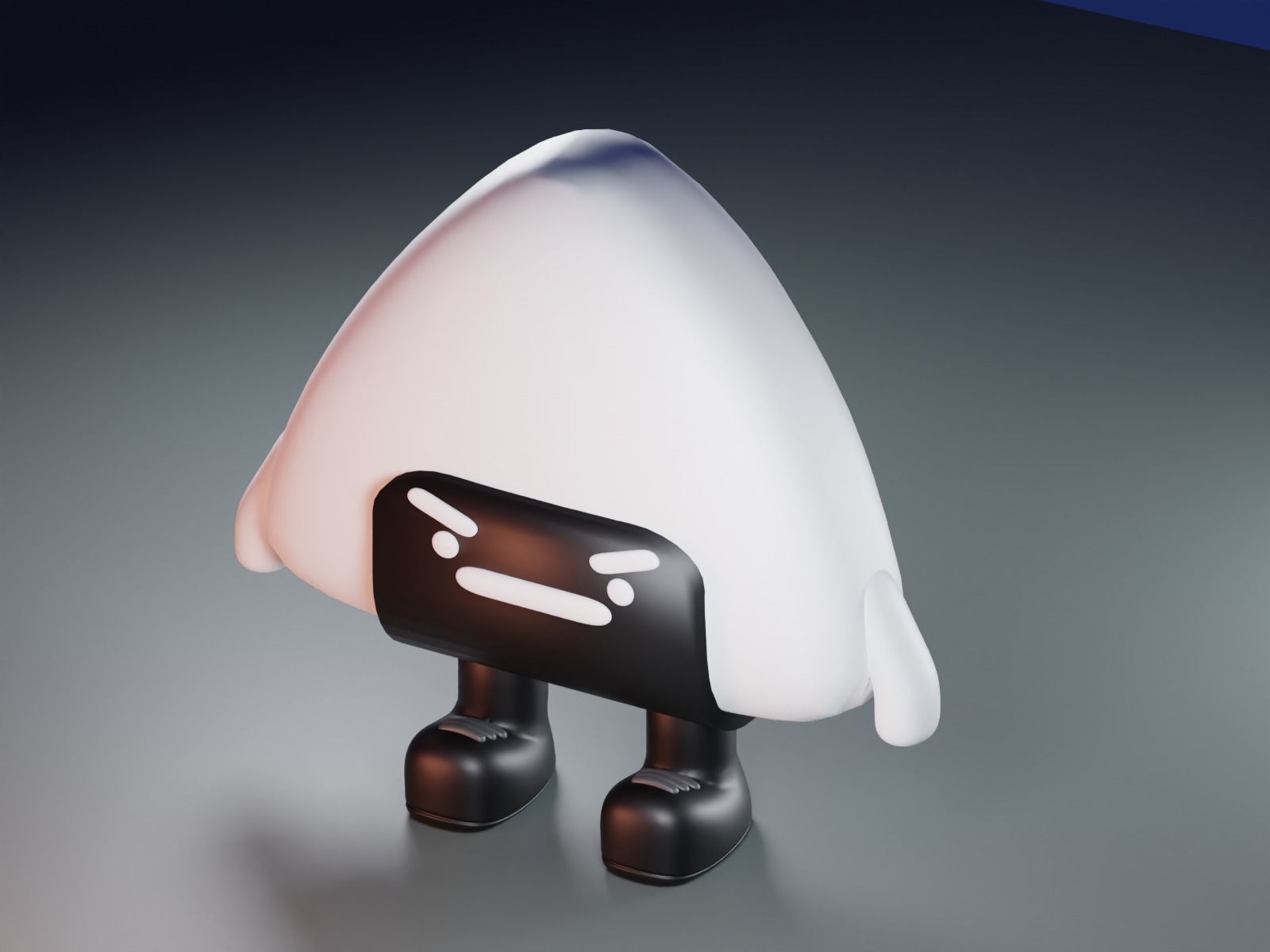 Onigiri Cute Fan Art Toy 3D model 3D printable | CGTrader