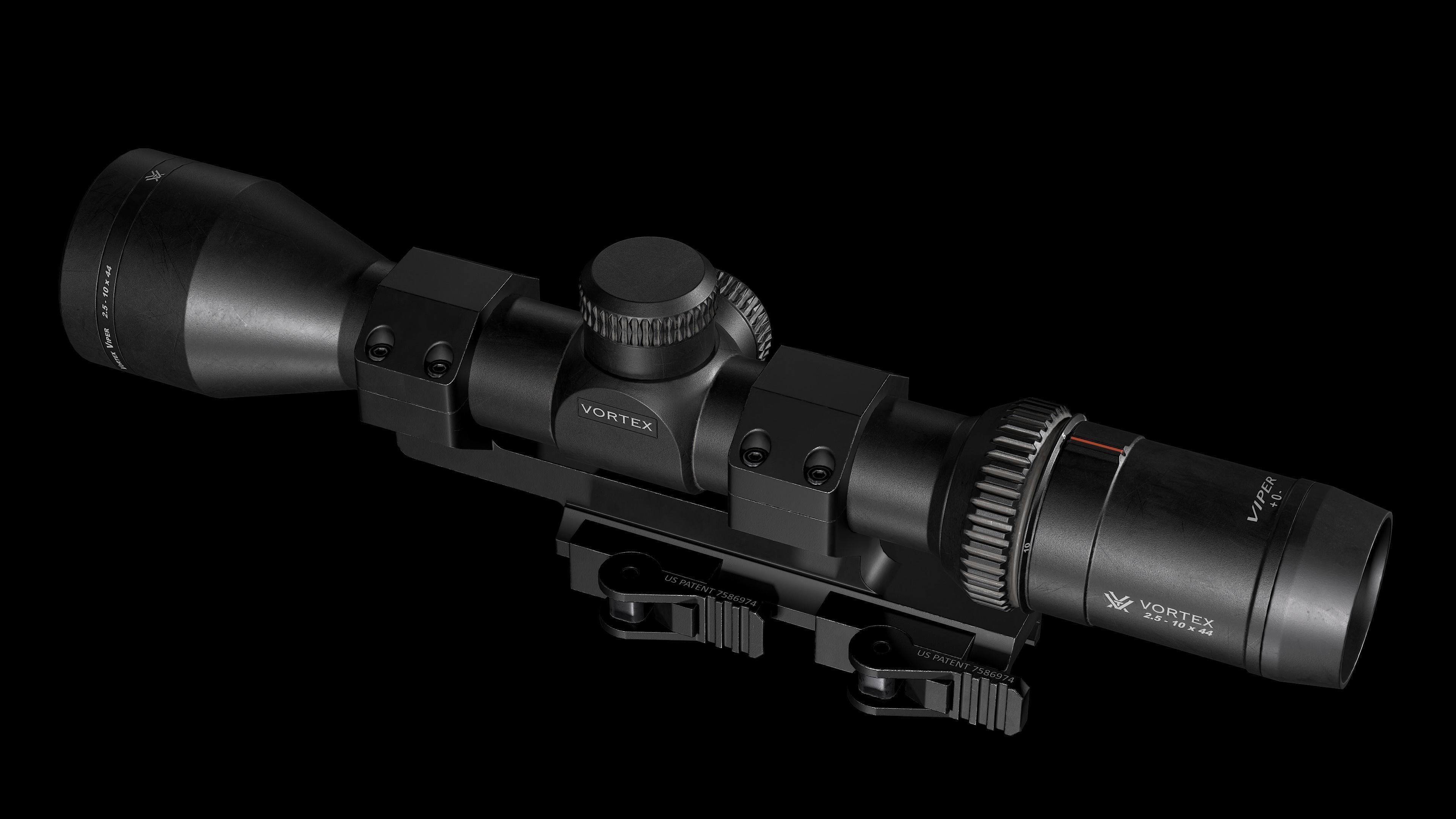 3D model Vortex Viper HS Sniper Scope VR / AR / low-poly | CGTrader