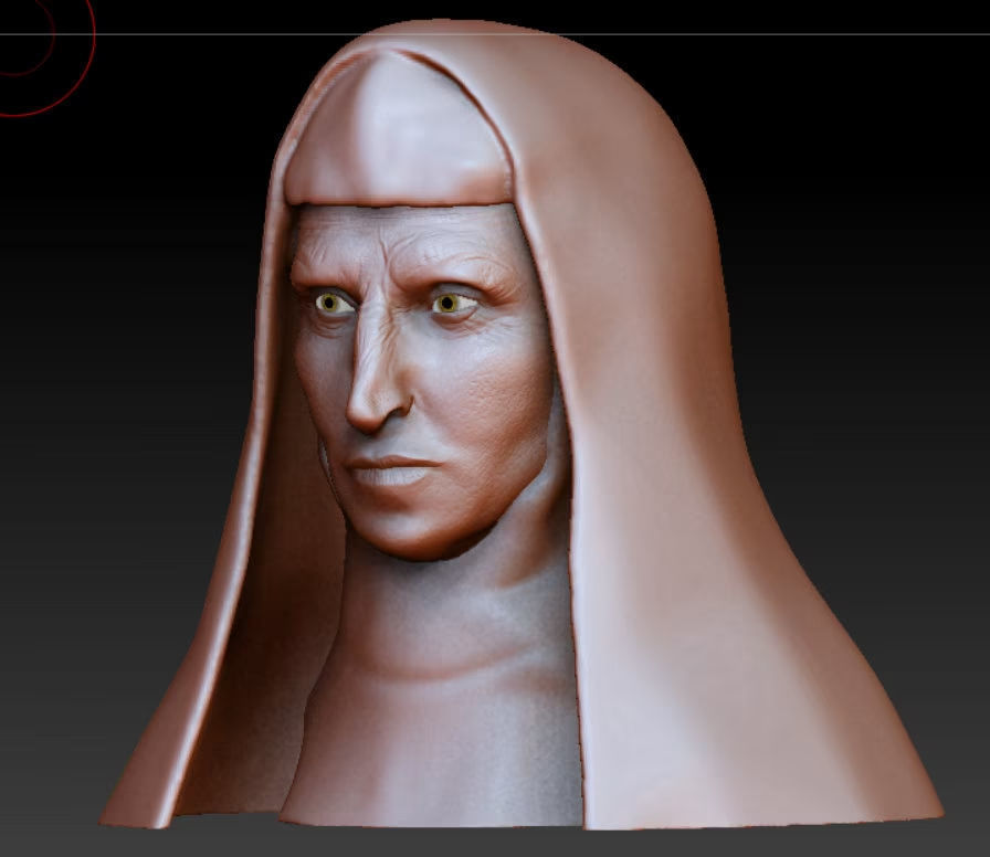 The Nun conjuring Valak lifesize scale bust 3D model 3D printable ...