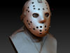 Friday the 13th Jason life size scale bust 3D model 3D printable | CGTrader