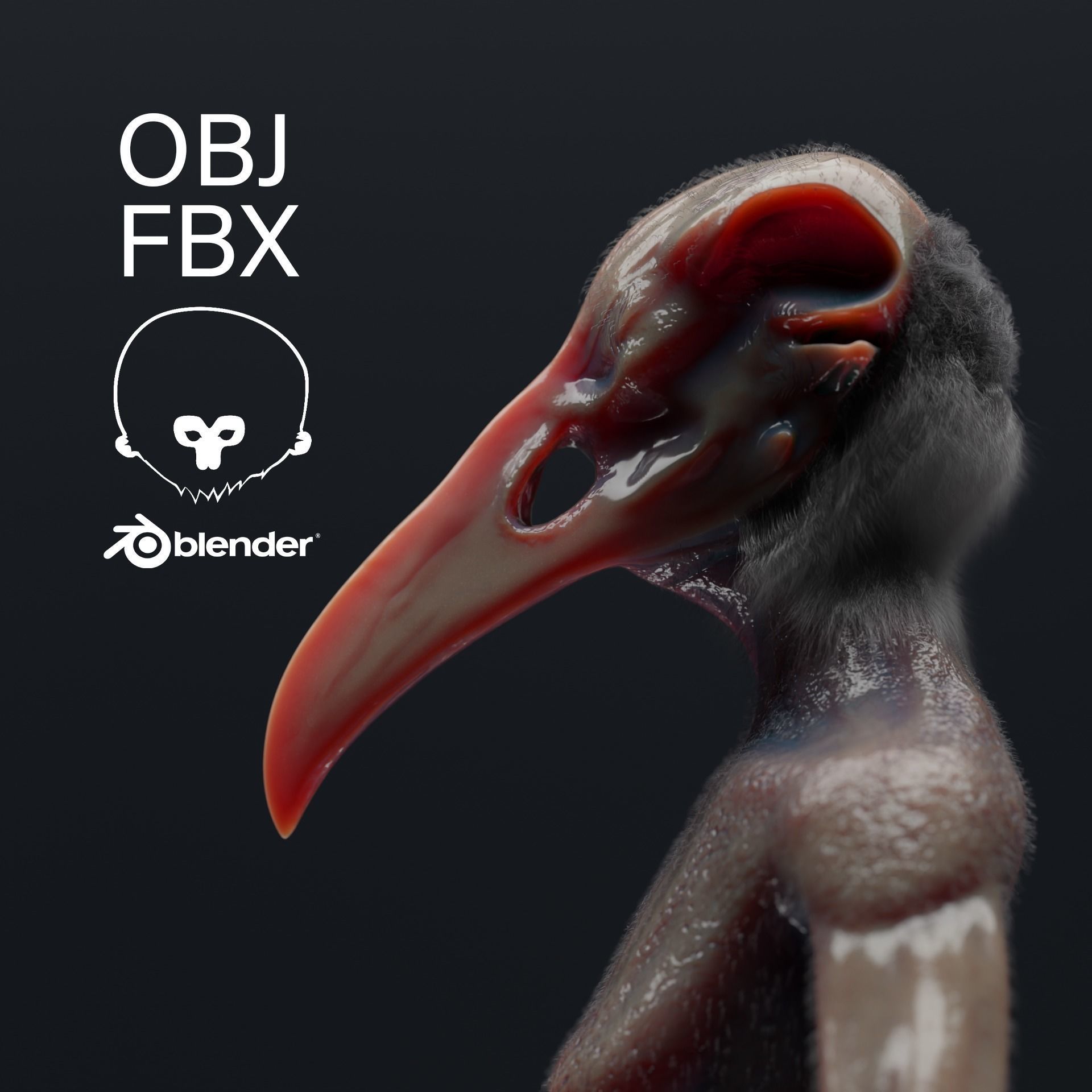 3D model Opium Bird VR / AR / low-poly | CGTrader