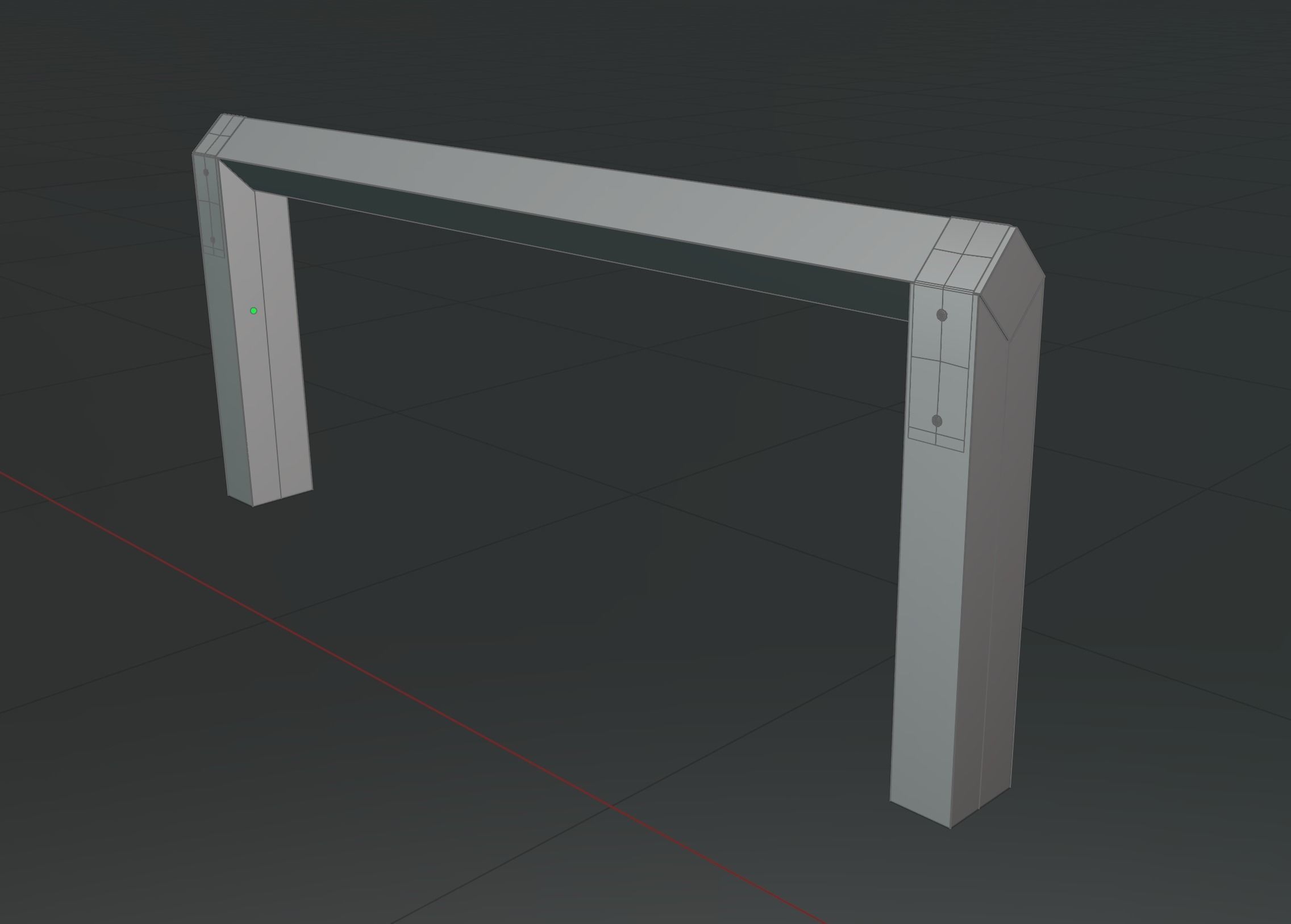 3D model Modular Wooden Trellis - Birdsmouth - Fence Low Poly VR / AR ...