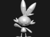Pokemon - Scorbunny with 2 poses 3D model 3D printable | CGTrader