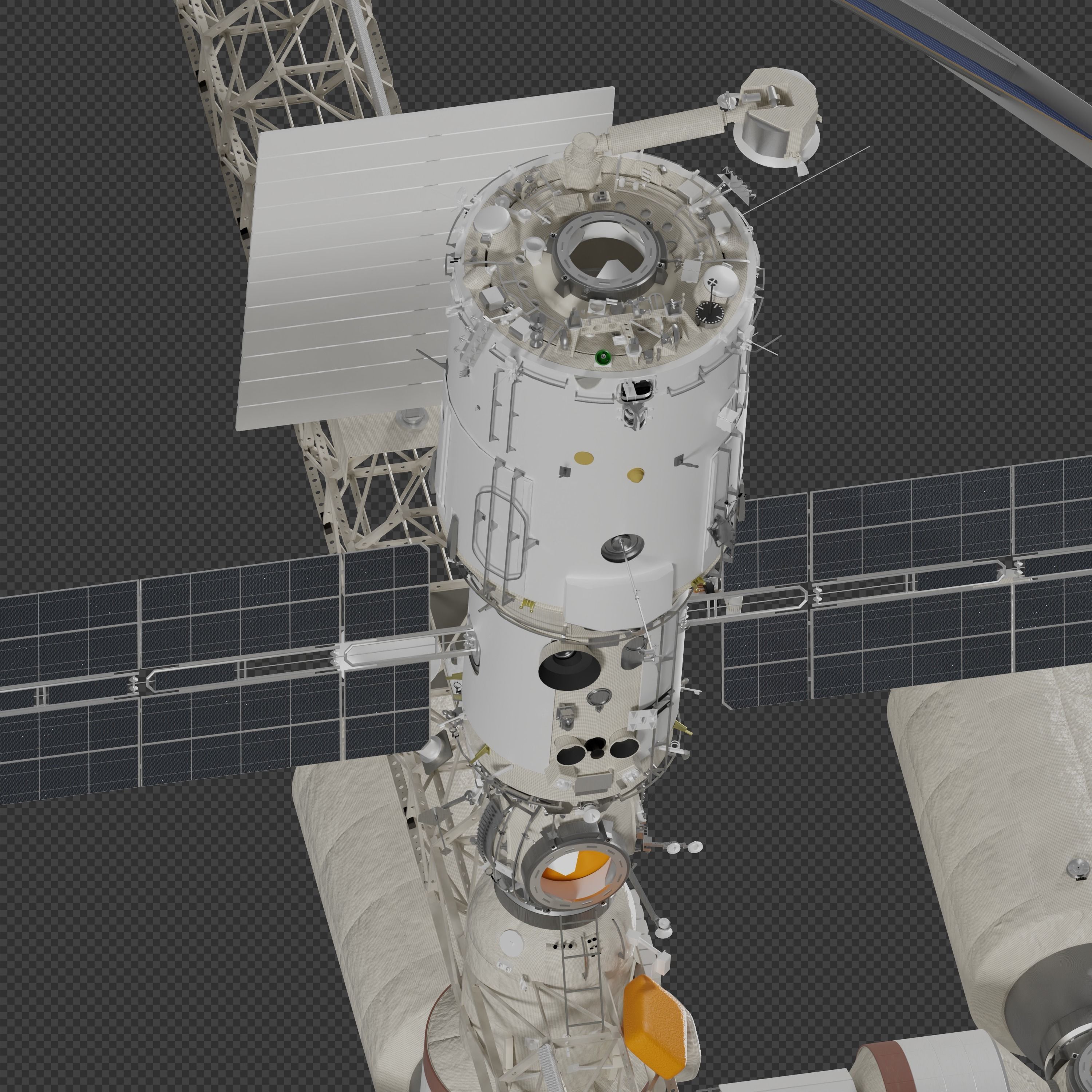 Mir-2 Space Station 3D model | CGTrader