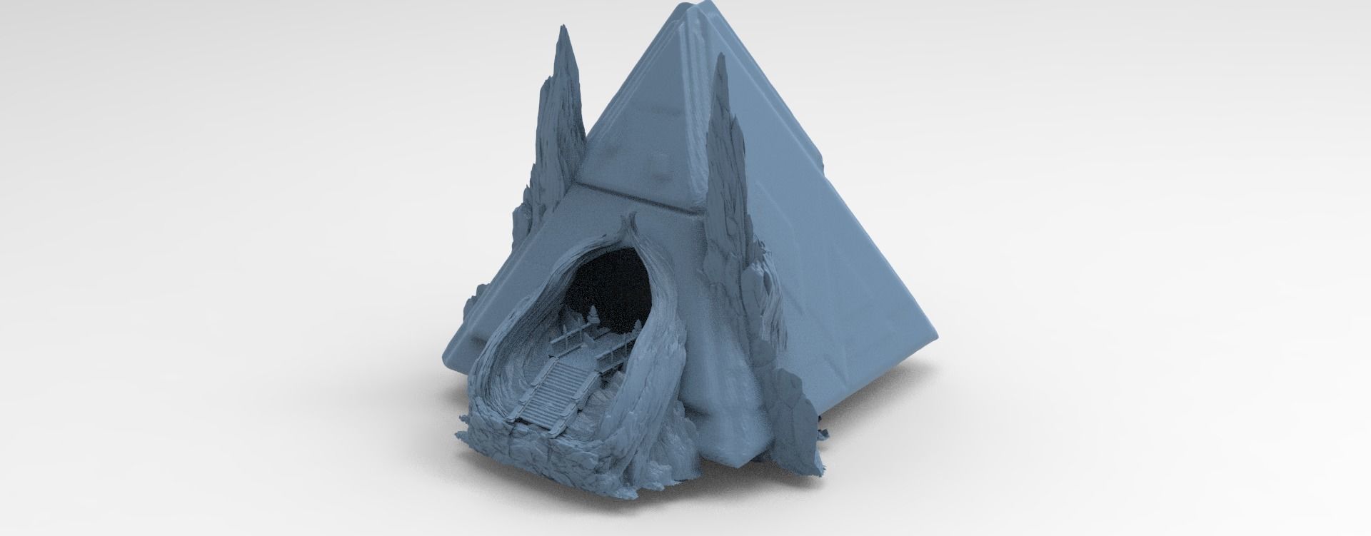 Tutankhamun Hollow pyramid 3D model | CGTrader