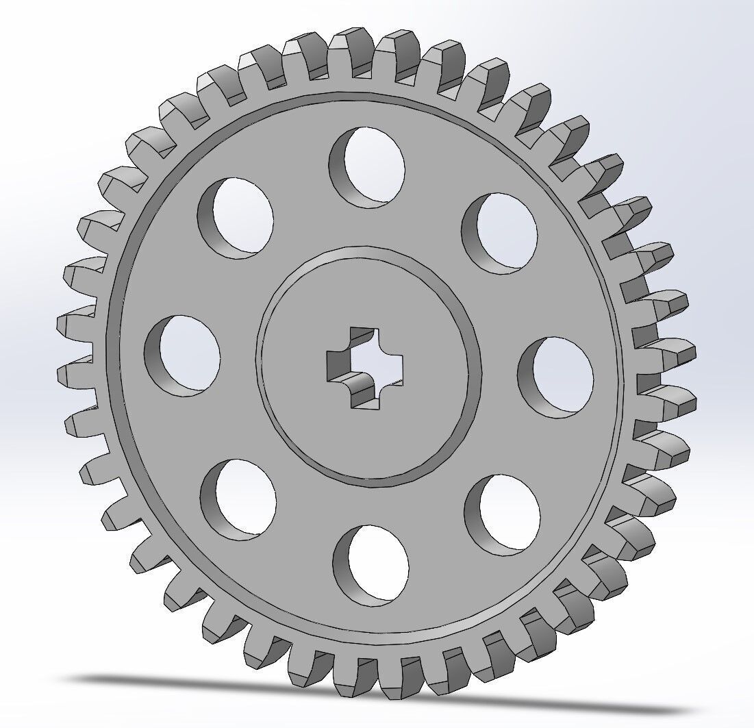 40 tooth Lego gear free 3D model 3D printable | CGTrader