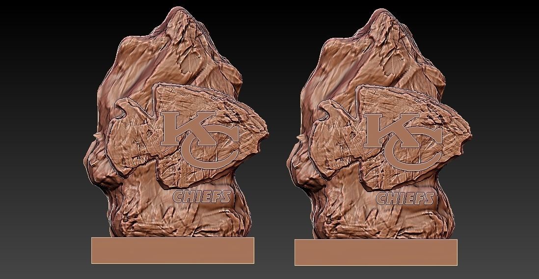 NFL - KANSAS CITY CHIEFS FOOTBALL STATUE DECOR - 3D PRINT 3D model 3D ...