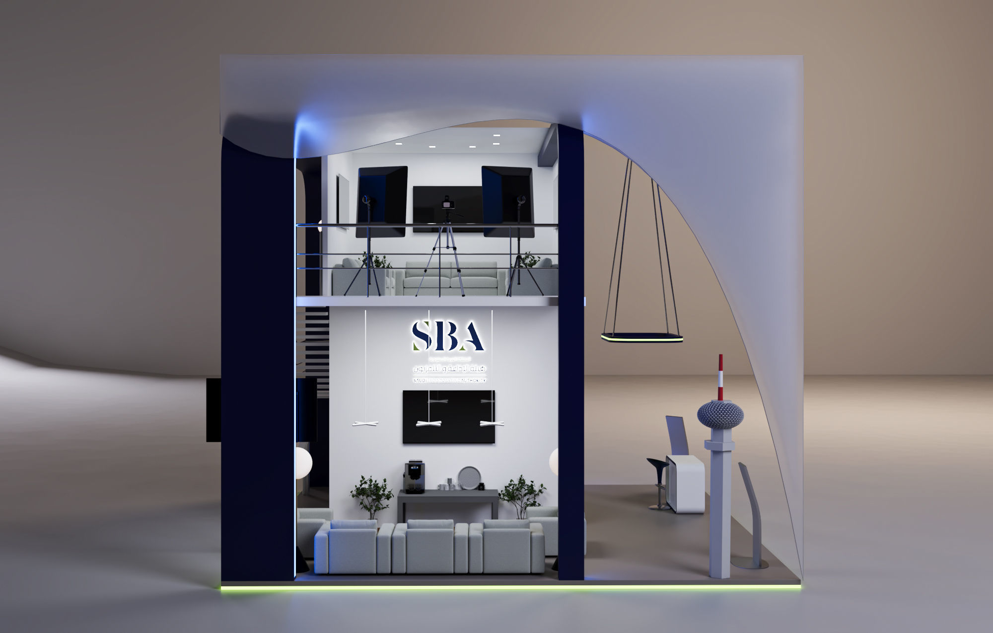 booth 8x8 3D model | CGTrader