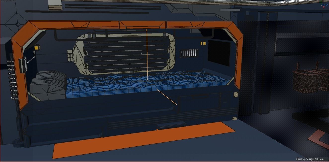 Futuristic hosbital clinical trial laboratory 3D model | CGTrader