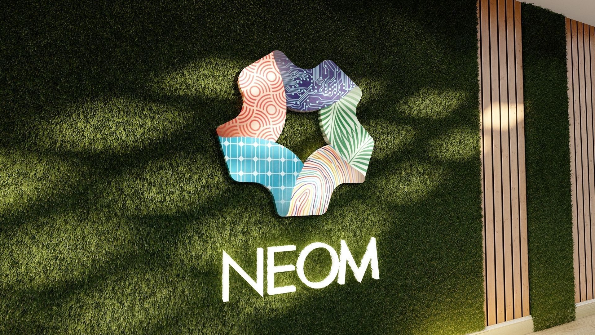 Logo of NEOM Saudi Arabia 3D model | CGTrader
