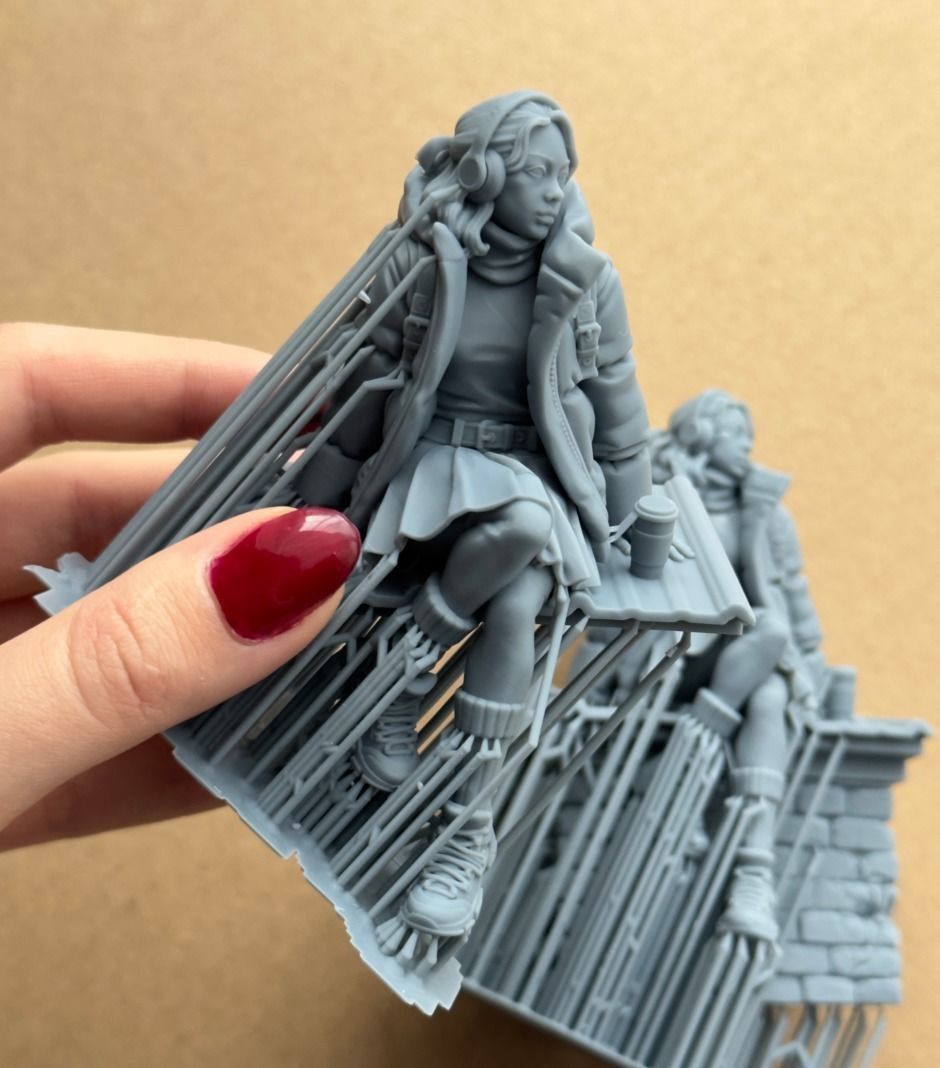 Watching stars 3D model 3D printable | CGTrader