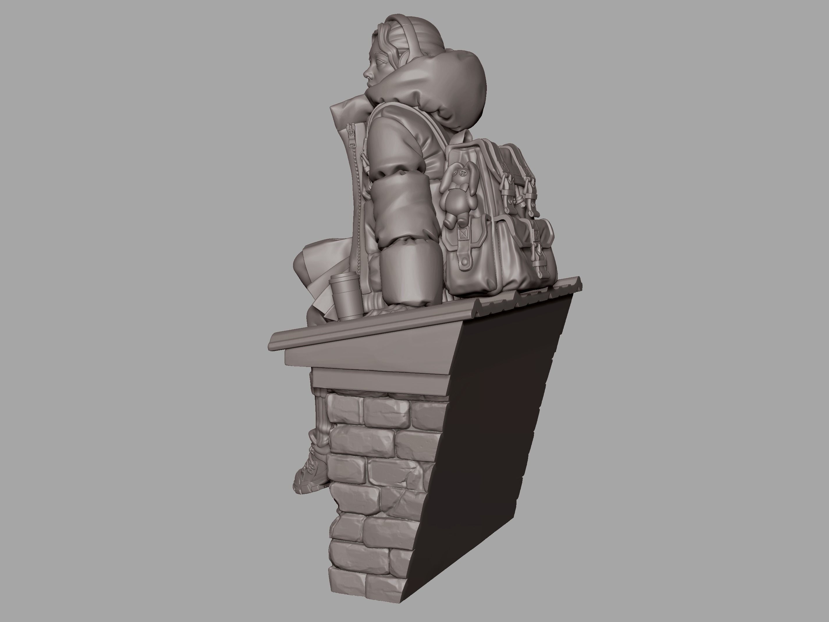 Watching stars 3D model 3D printable | CGTrader