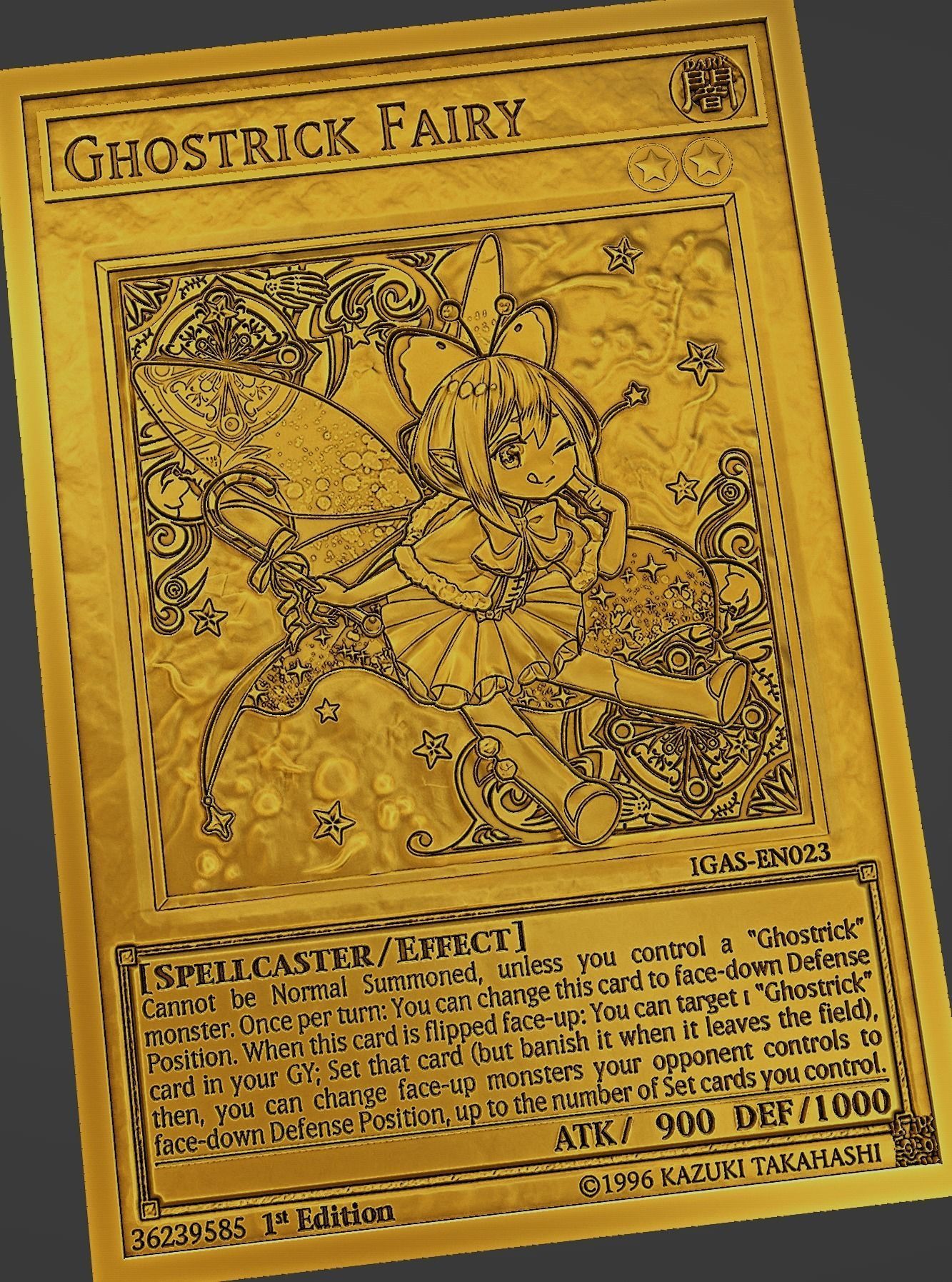 ghostrick fairy - yugioh 3D model 3D printable | CGTrader