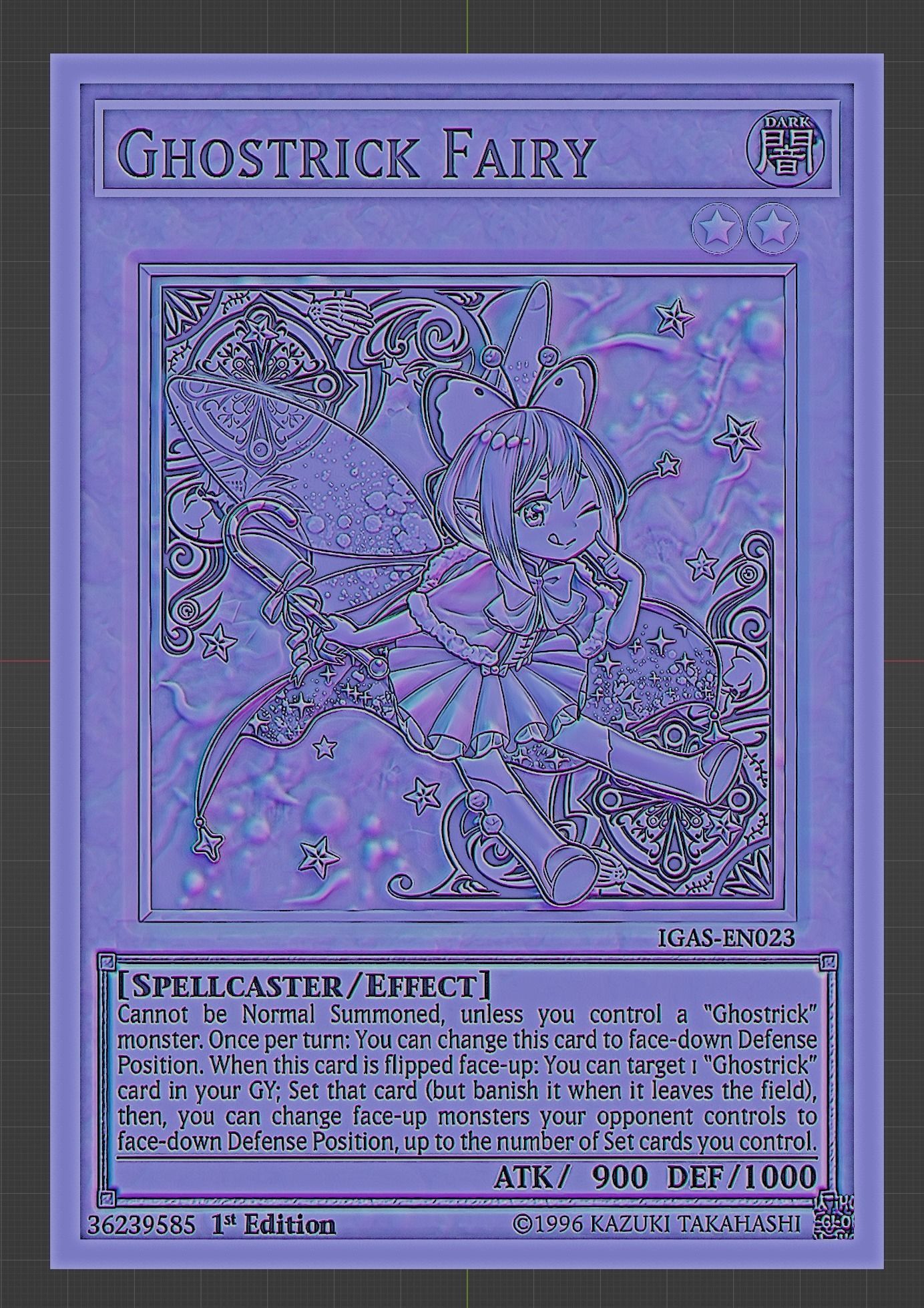 ghostrick fairy - yugioh 3D model 3D printable | CGTrader