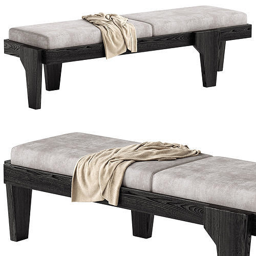 ZIGGY BENCH 3D model | CGTrader