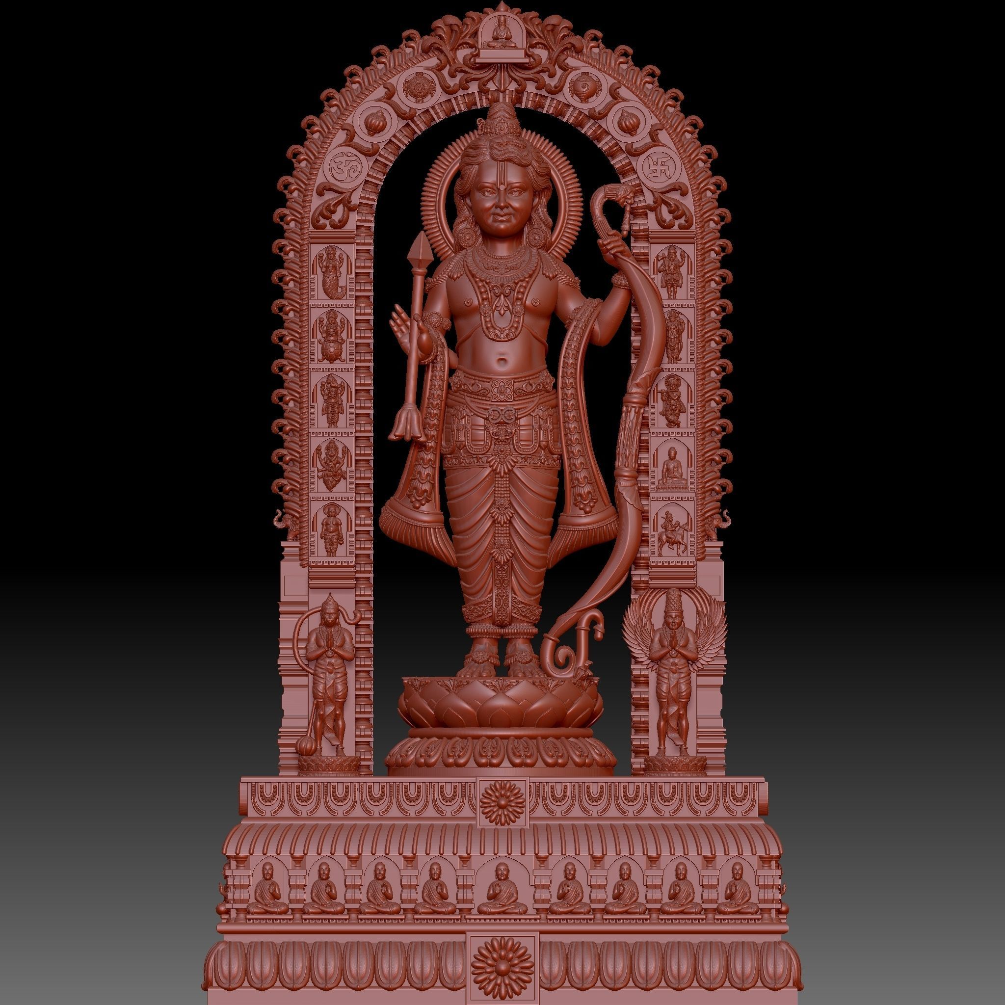 RAM LALLA MURTI 3D MODEL BY AYODDHYA MANDIR 3D model 3D printable ...
