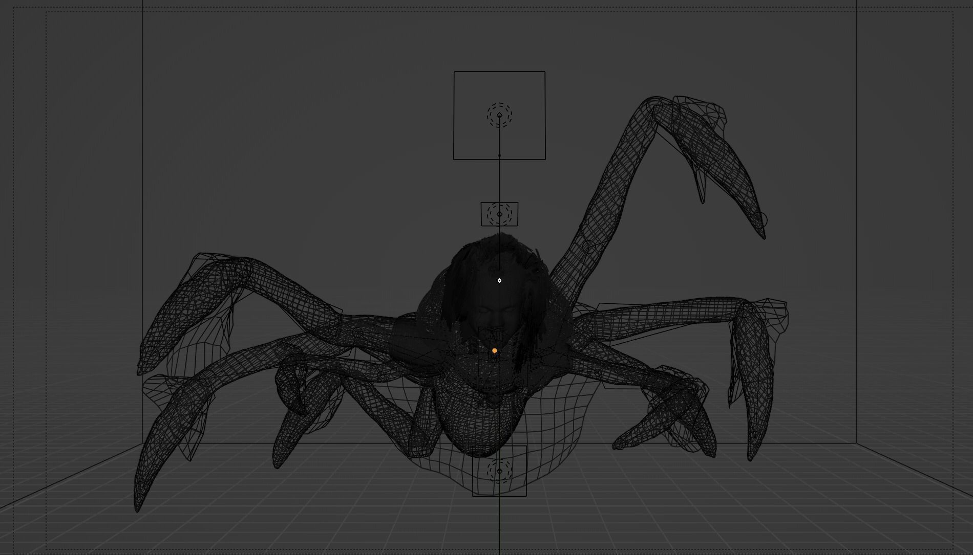 Pennywise Clown monster free 3D model rigged | CGTrader