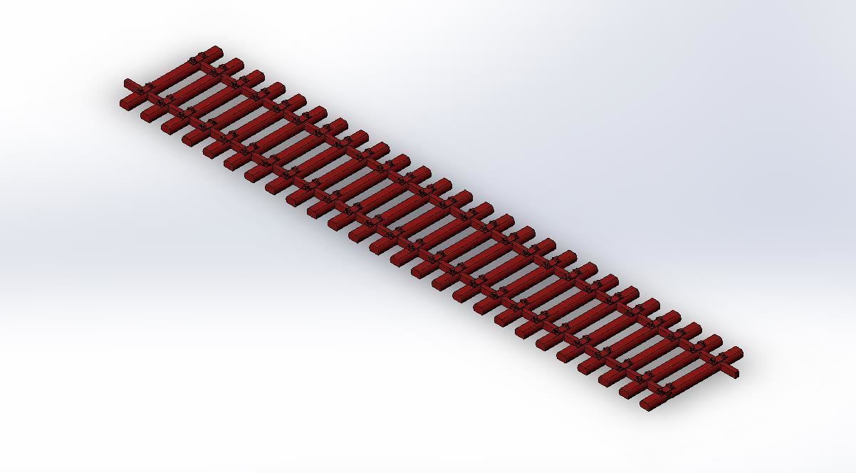 Sleepers for model railway track H0 free 3D model 3D printable | CGTrader