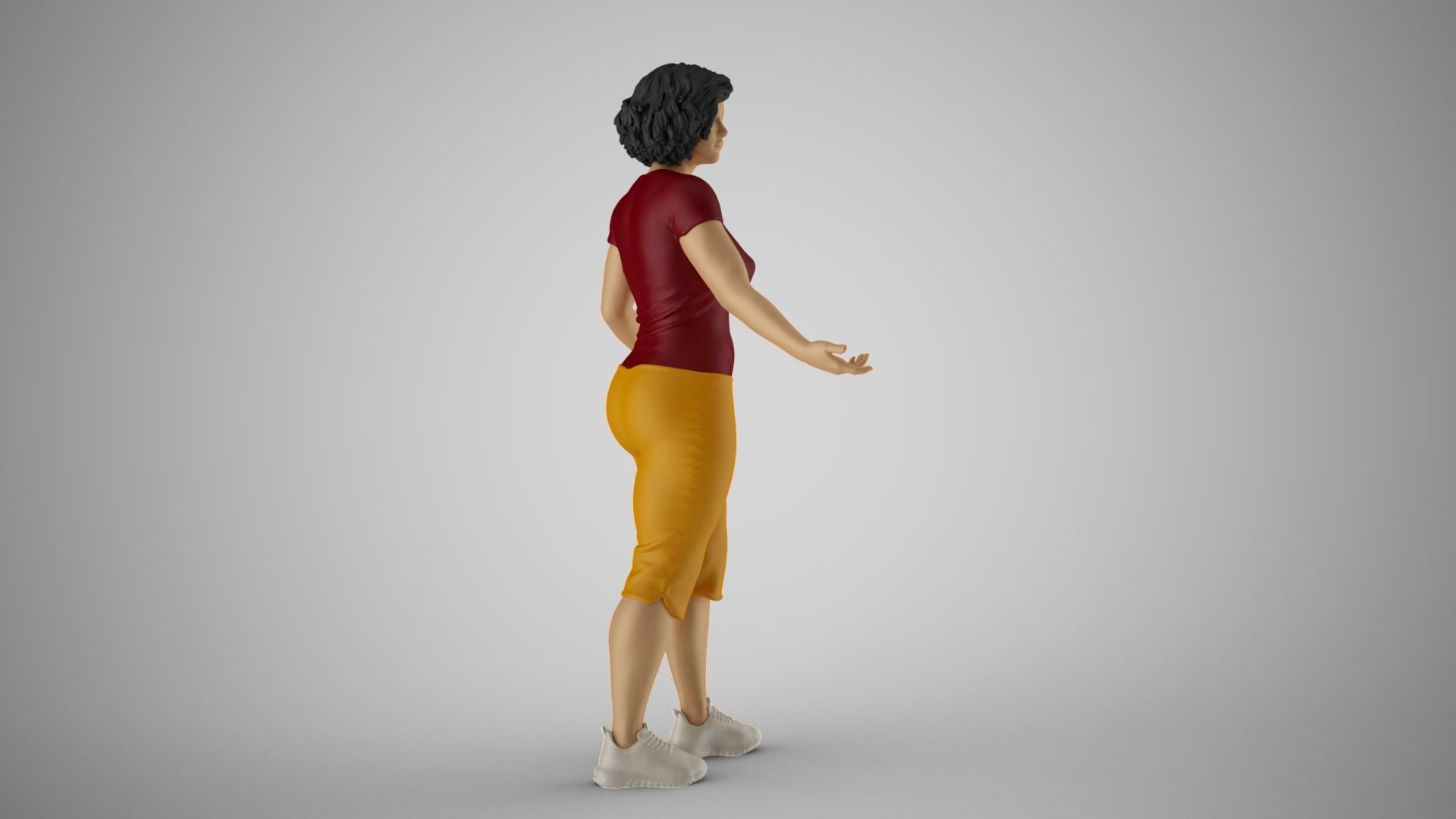 Woman Saying Ok 3D model 3D printable | CGTrader