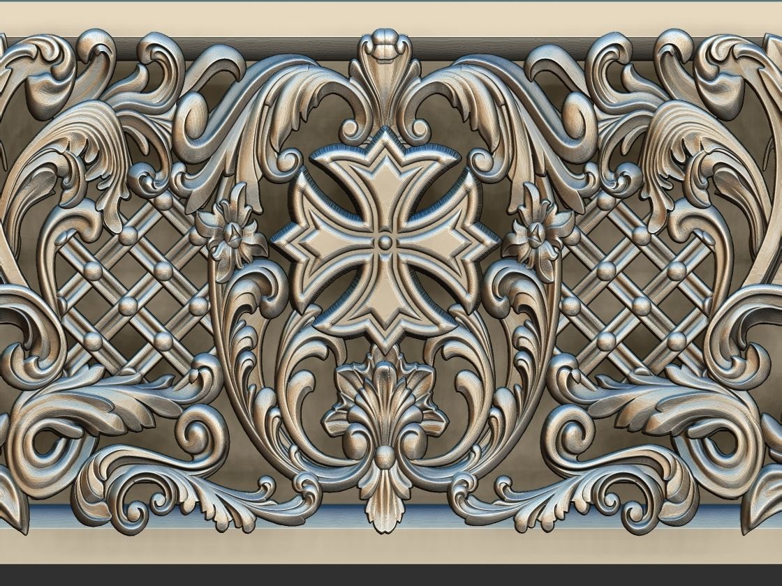 CROSS CHURCH PANEL 3D model | CGTrader