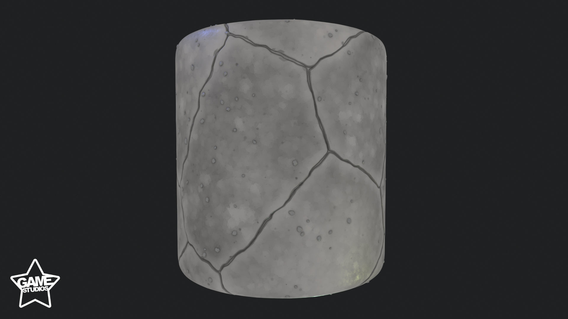 Stylized Cracked Concrete Material 01 Texture | CGTrader