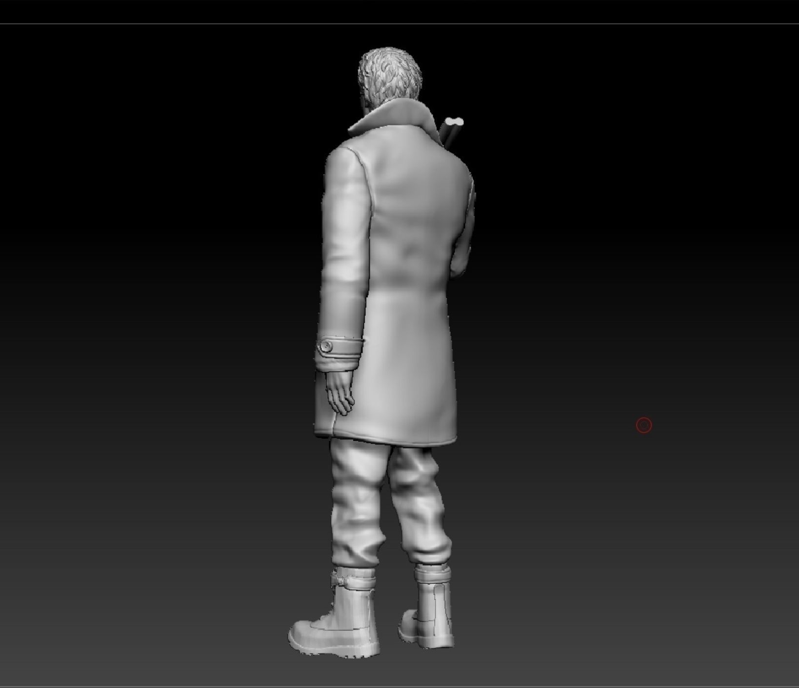 Russian actor Sergei Bodrov film Brother Man with a shotgun 3D model 3D ...