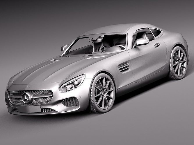 Mercedes AMG GT free VR / AR / low-poly 3D model | CGTrader