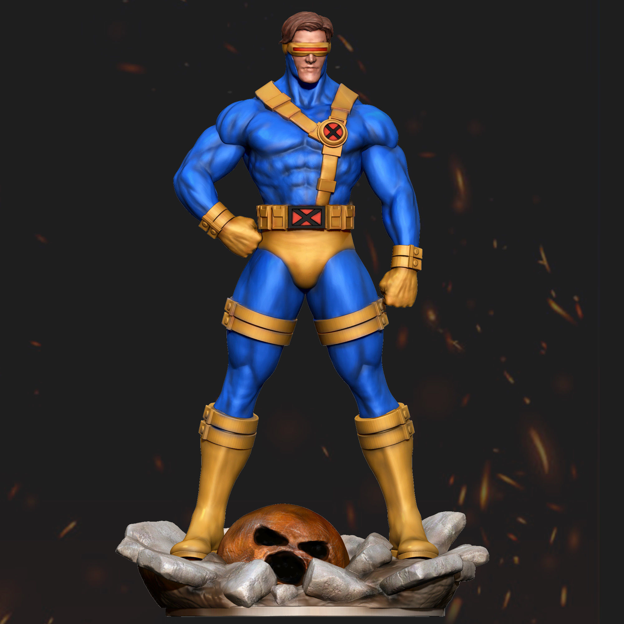 CYCLOPS X-MEN 3D model 3D printable | CGTrader
