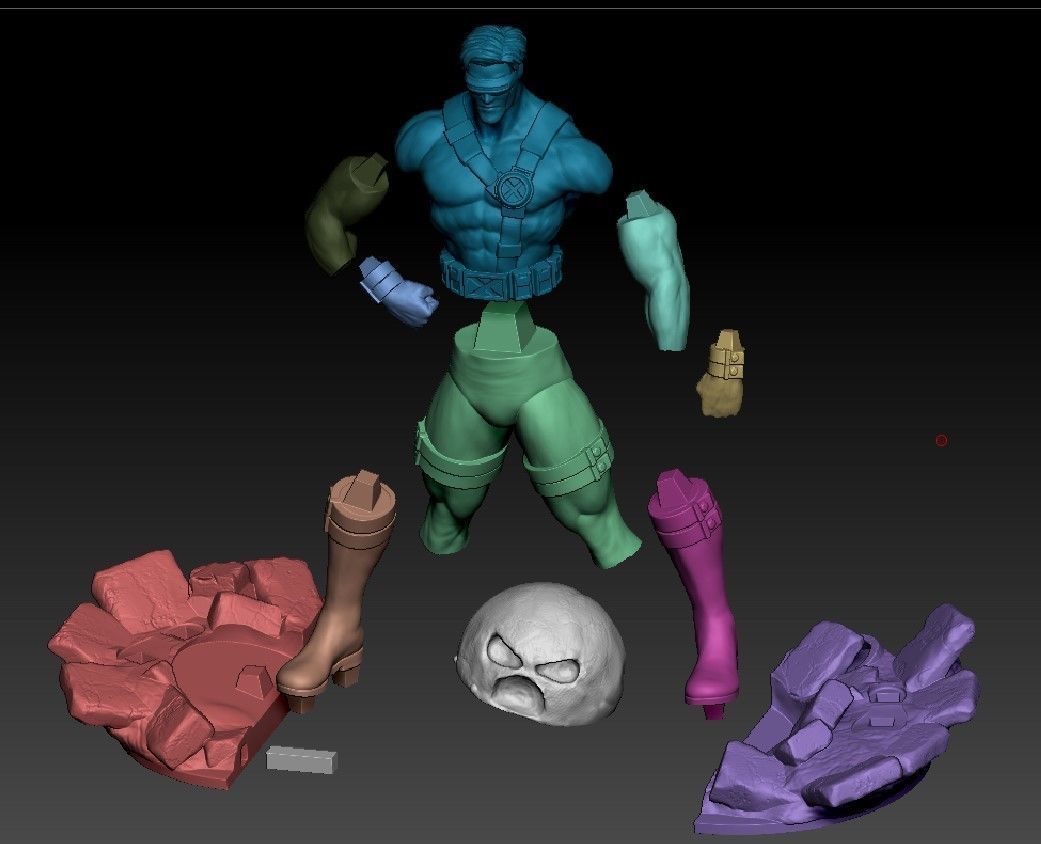 CYCLOPS X-MEN 3D model 3D printable | CGTrader