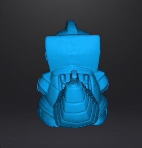 SD MECHAGODZILLA 74 PVC 1992 VINTAGE FIGURE 15 INCH ROBOT CHIBI 3D model 3D printable | CGTrader