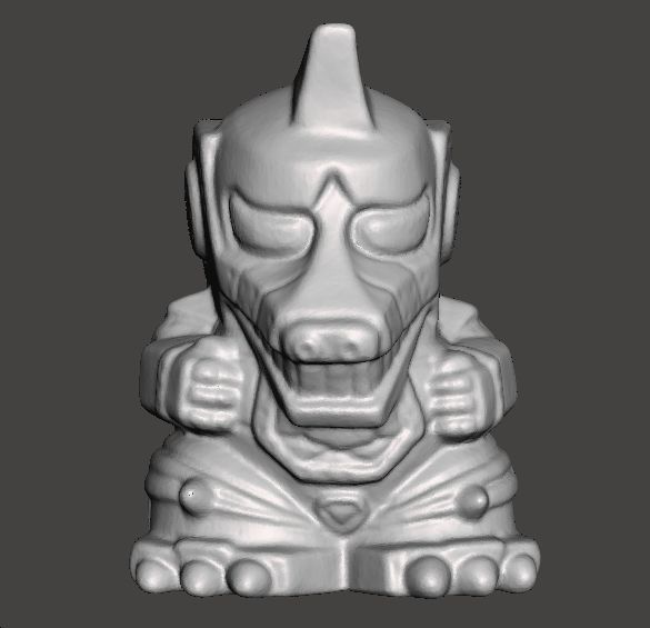 SD MECHAGODZILLA 74 PVC 1992 VINTAGE FIGURE 15 INCH ROBOT CHIBI 3D model 3D printable | CGTrader