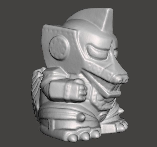 SD MECHAGODZILLA 74 PVC 1992 VINTAGE FIGURE 15 INCH ROBOT CHIBI 3D model 3D printable | CGTrader