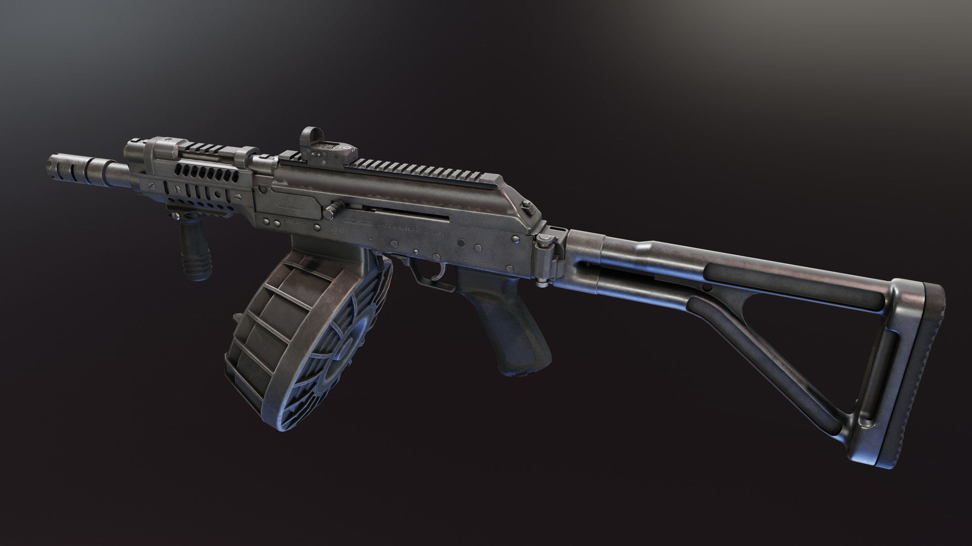 3D model Saiga 12 Custom VR / AR / low-poly | CGTrader