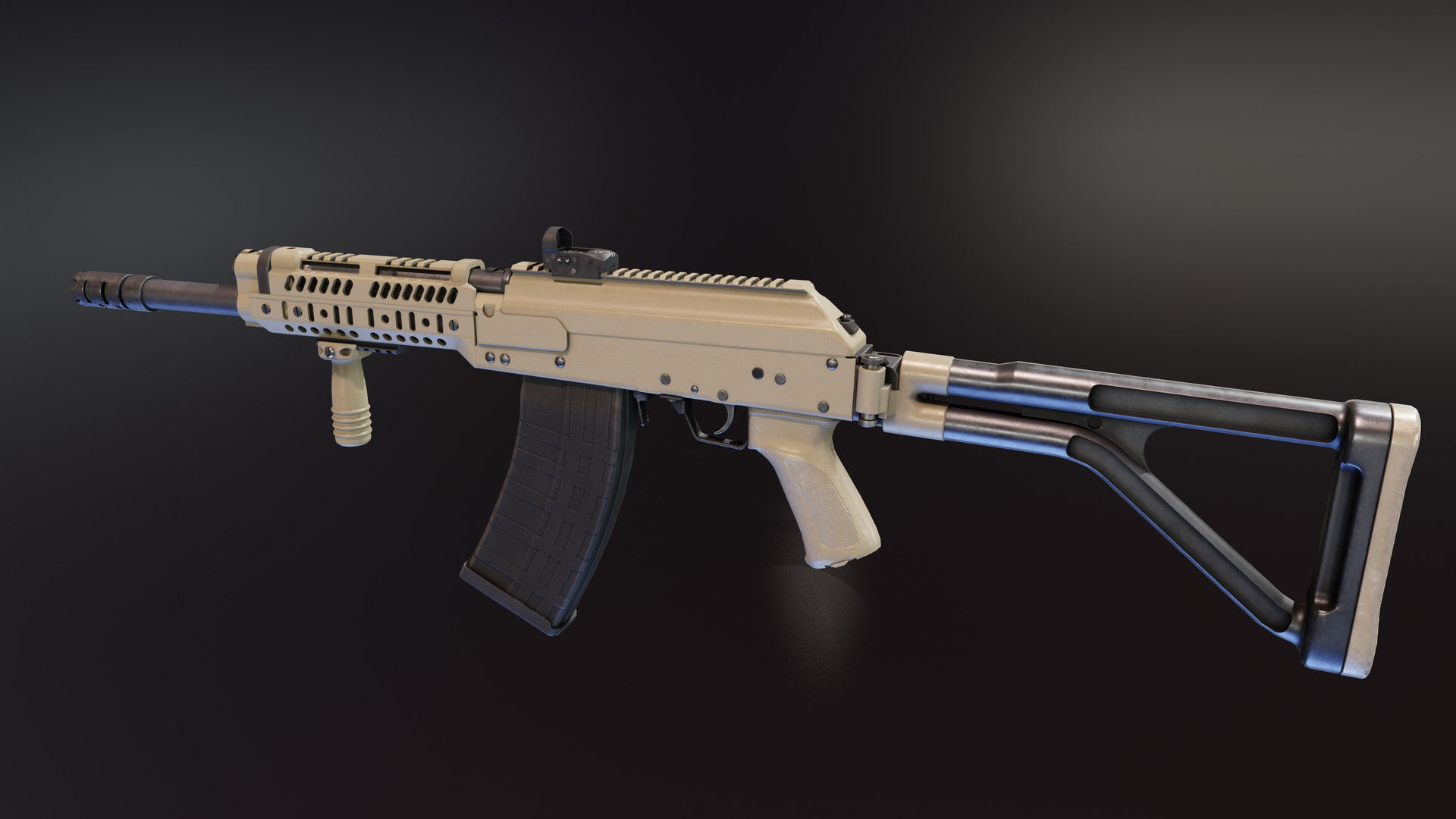 3D model Saiga 12 Custom VR / AR / low-poly | CGTrader