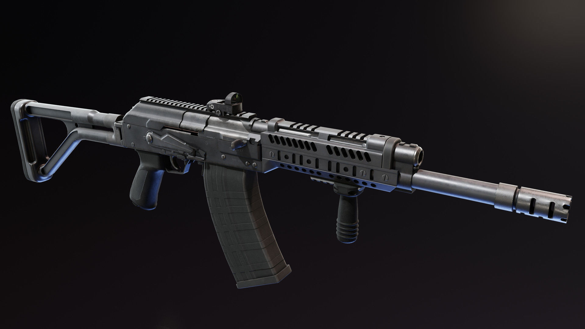 3D model Saiga 12 Custom VR / AR / low-poly | CGTrader