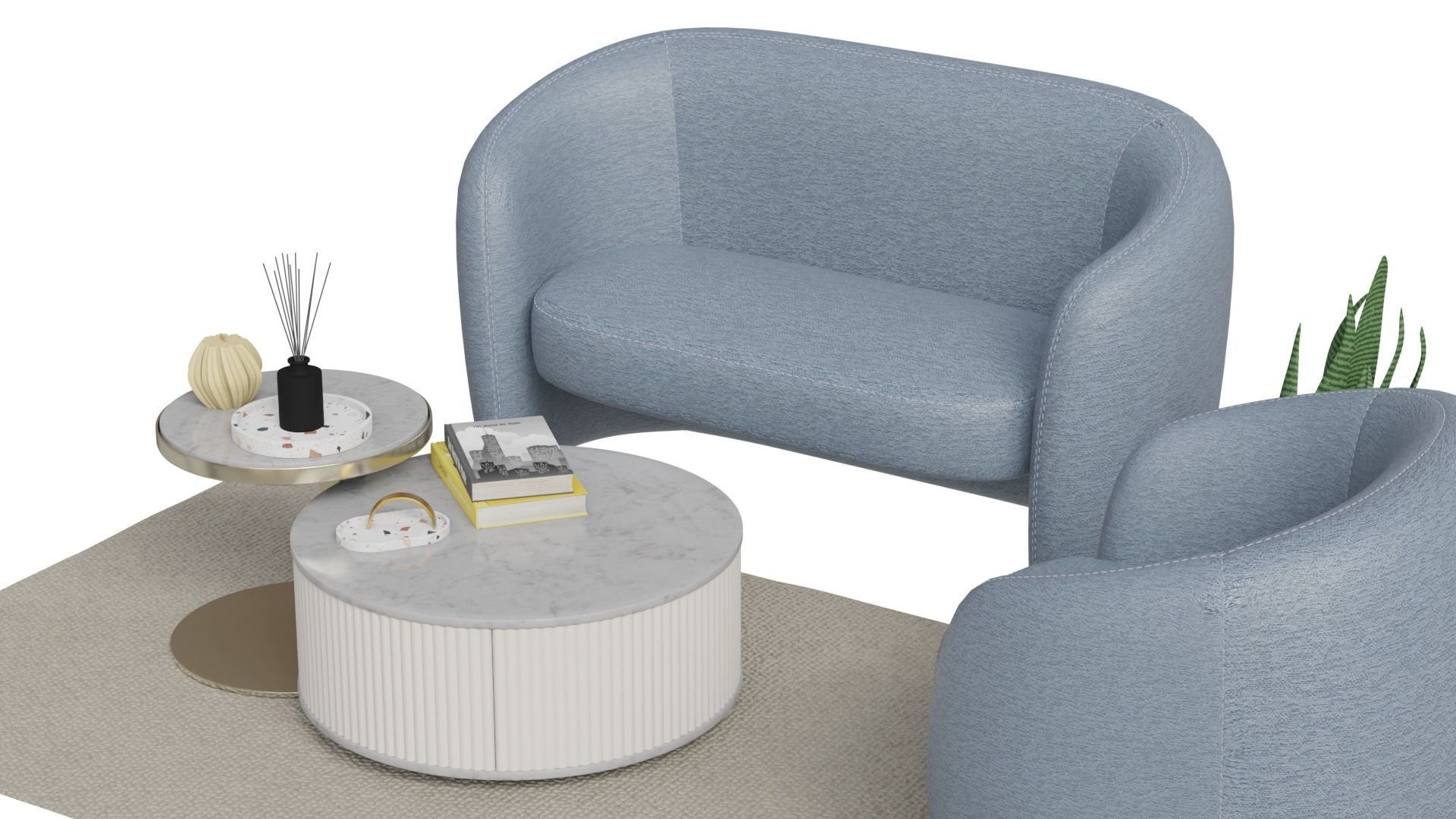 livingroom set vol1 3D model | CGTrader