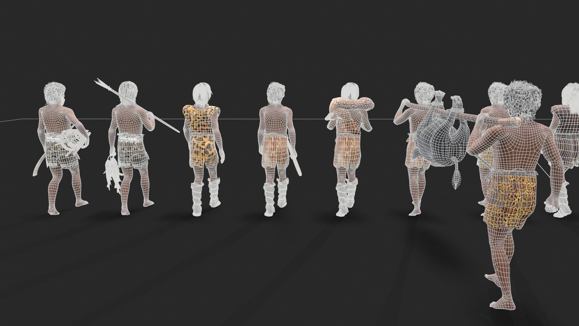 3D model hominid VR / AR / low-poly | CGTrader