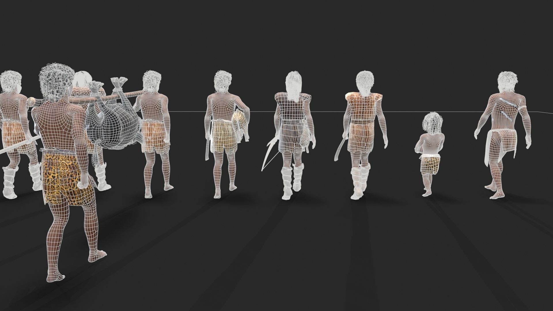 3D model hominid VR / AR / low-poly | CGTrader