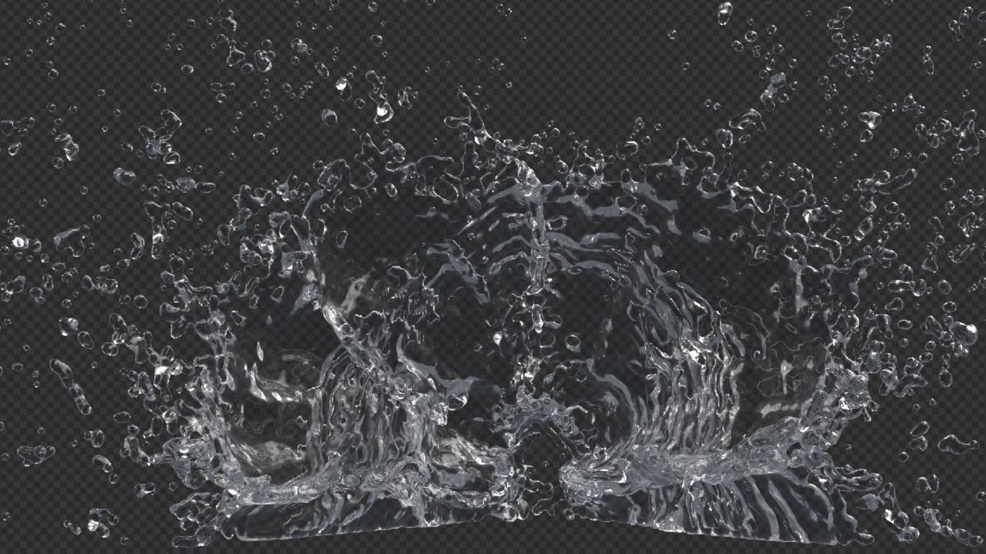 Water Splash Animation 3D model animated | CGTrader
