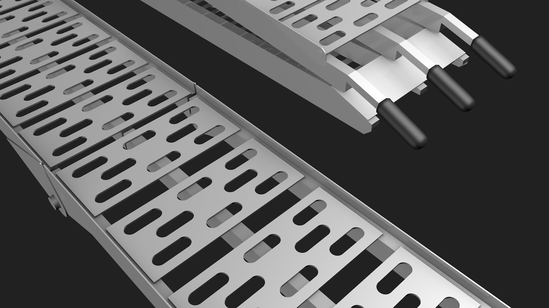 Loading ramp Sand track ladder R2 3D model | CGTrader